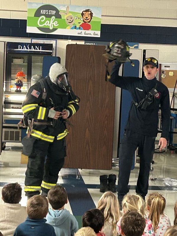 In Photos: Chelsea Area Fire Authority Firefighters Visit North Creek ...