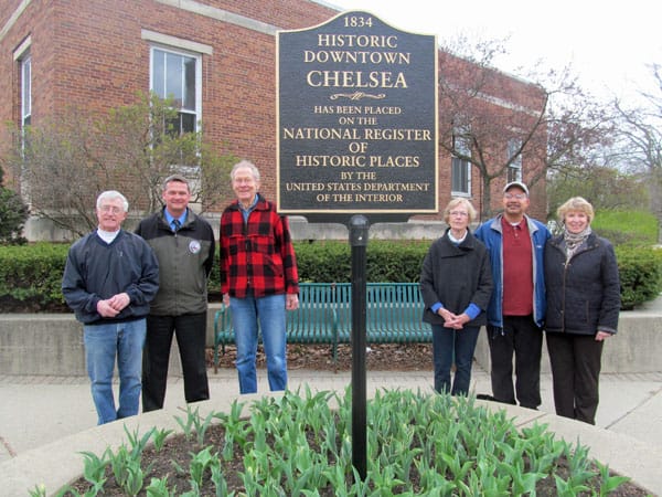 Chelsea historic place designation celebrated with planting of a marker ...