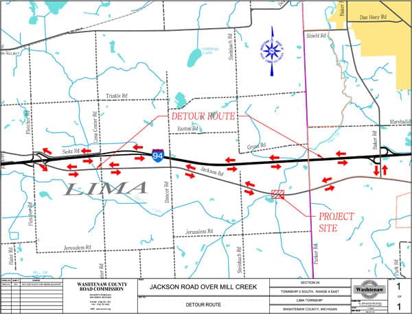 Reminder: Jackson Road Bridge closed beginning Monday - Chelsea Update ...