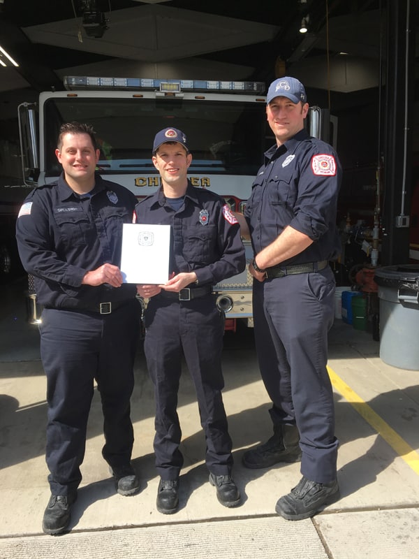 Firefighter Ian Ballard receives Letter of Commendation - Chelsea ...