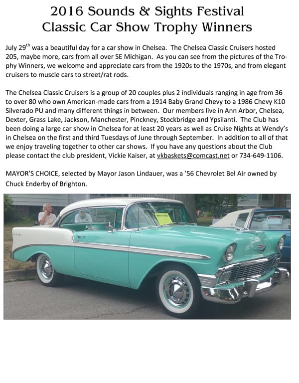 Check out the winners from the recent Sounds and Sights Classic Car ...