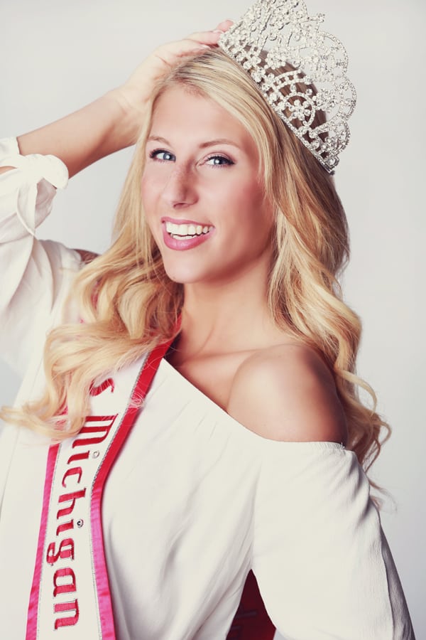 Chelsea's Makiah Huebner wins 2016 National American Miss Michigan ...