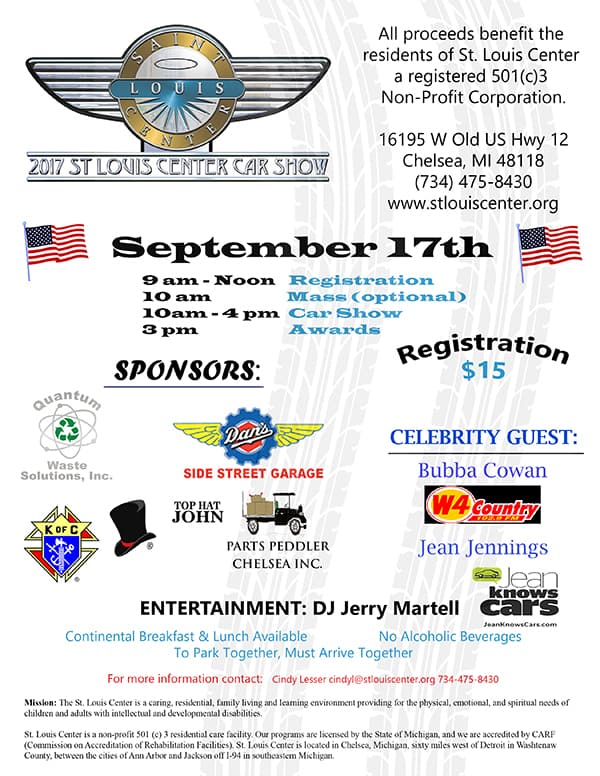 Sept. 17: St. Louis Center annual car show - Chelsea Update: Chelsea ...
