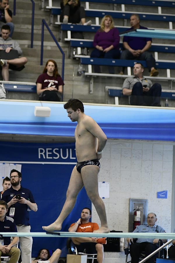 Jake Burris finishes 5th in NCAA Div. III 1-meter diving - Chelsea ...