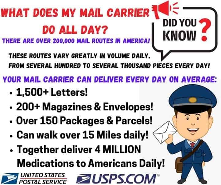 Think about this the next time you see your mail carrier - Chelsea ...