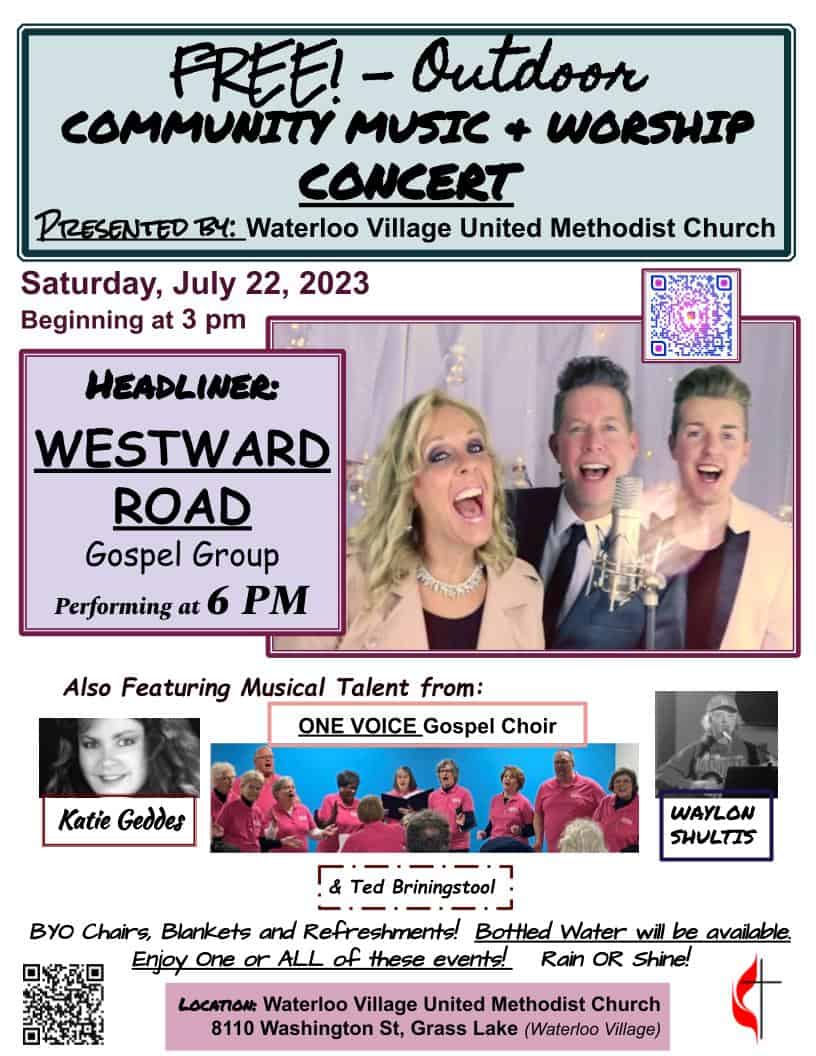July 22: Outdoor Community Music and Worship Concert - Chelsea Update ...
