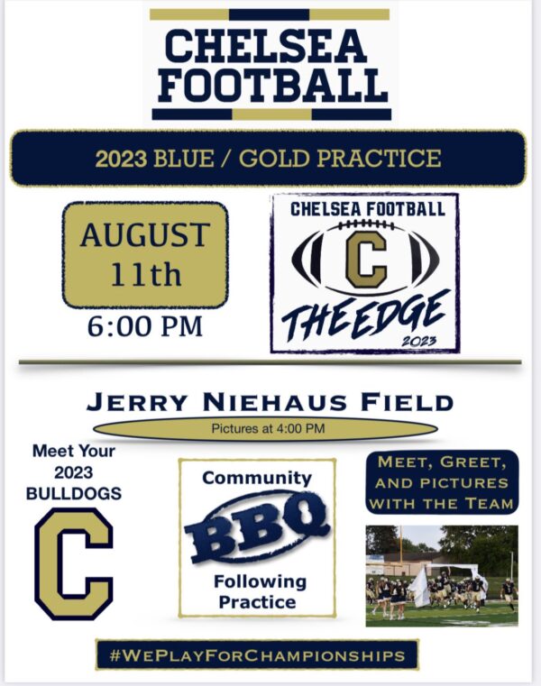 Aug. 11: Chelsea High School Blue/Gold Football Practice - Chelsea ...