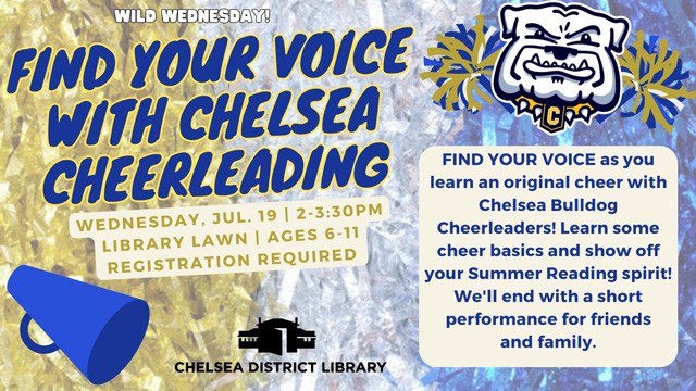 July 19: 'Find Your Voice' with Chelsea Cheerleading at Chelsea ...