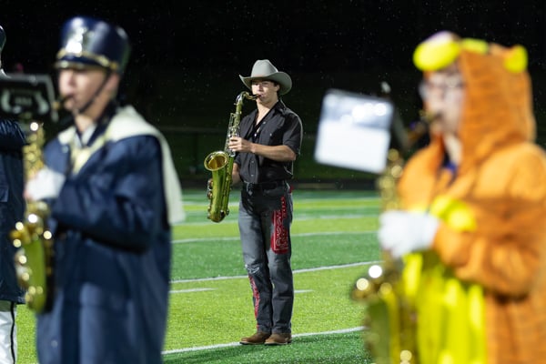 In Photos by Burrill Strong: Senior Marching Band Night - Chelsea ...