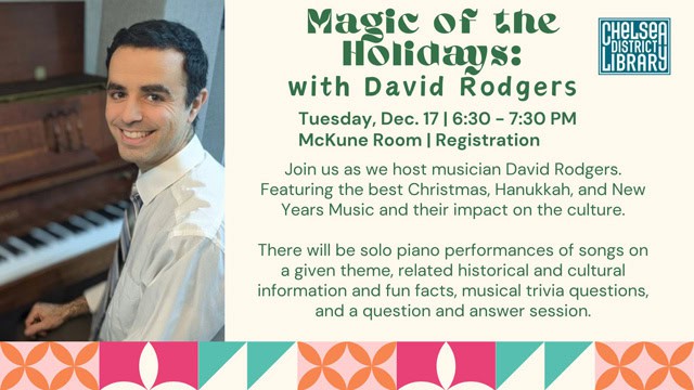 Dec. 17: Musician David Rodgers at Chelsea District Library - Chelsea ...