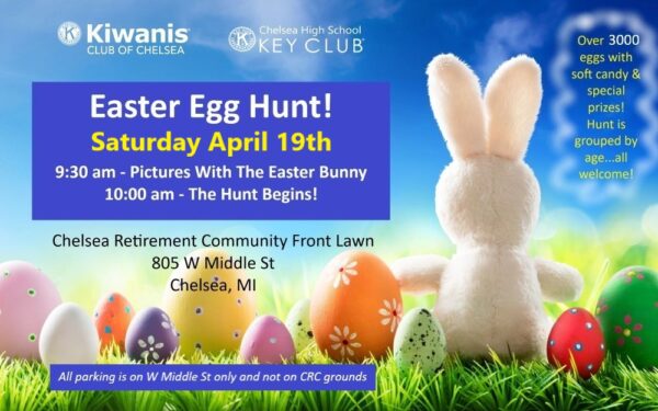 April 19: Kiwanis Club Community Easter Egg Hunt - Chelsea Update ...