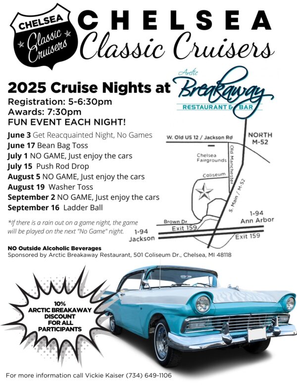June 3: Classic Cruisers Returns to The Breakaway - Chelsea Update ...