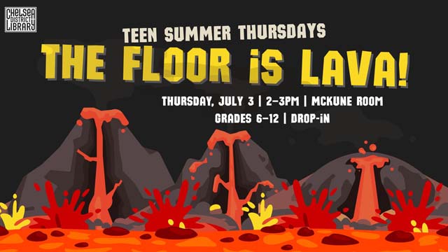 July 3: Teen Summer Thursdays at Chelsea District Library - Chelsea ...
