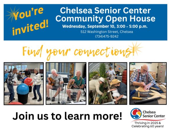 Sept. 10: Chelsea Senior Center Open House - Chelsea Update: Chelsea ...